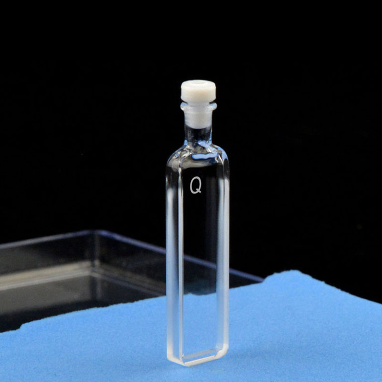 QM36, 2mm Spectrometer Cuvette with PTFE Stopper, 700uL – CotsLab