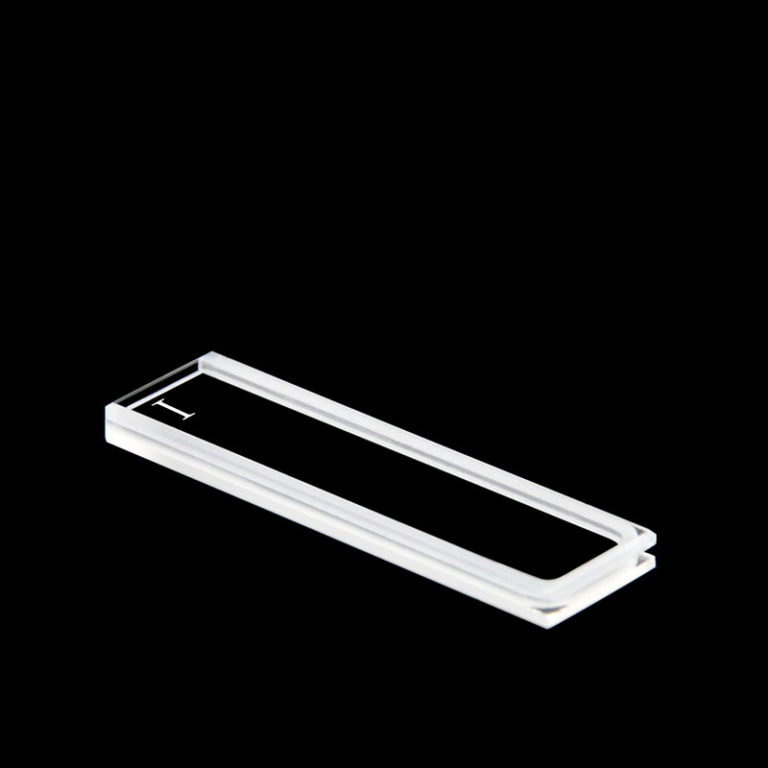 QM49, 1 mm Lightpath NIR Standard Quartz Cuvette with PTFE Cover, 350uL ...