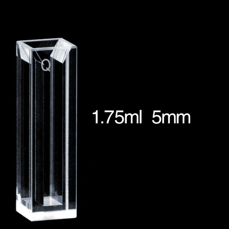 QM50, Semi Micro Fluorescence Cuvettes, 4 Clear Windows, Volume: 0.35 ...