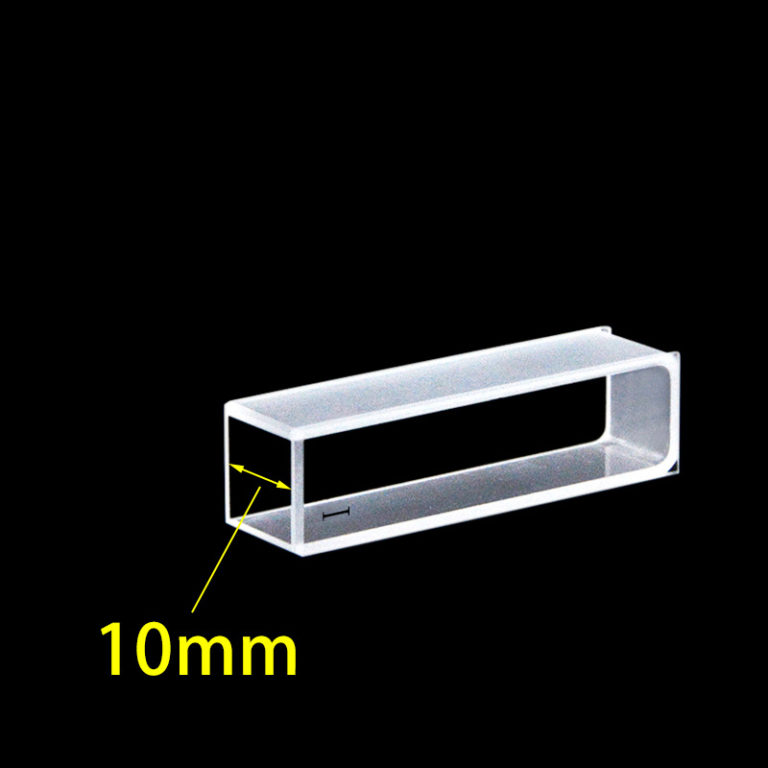 QS29, 10mm NIR Standard Quartz Cuvette with PTFE Cover – CotsLab