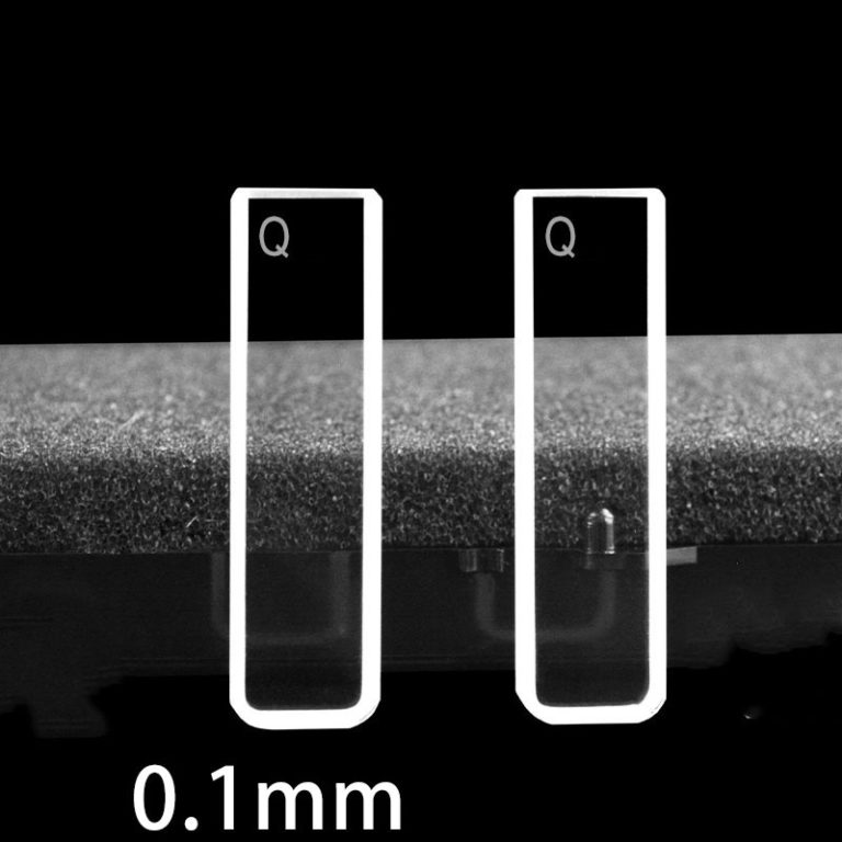 QS41, 0.1 mm 35uL Ultra Short Path Length Quartz Cuvettes – CotsLab