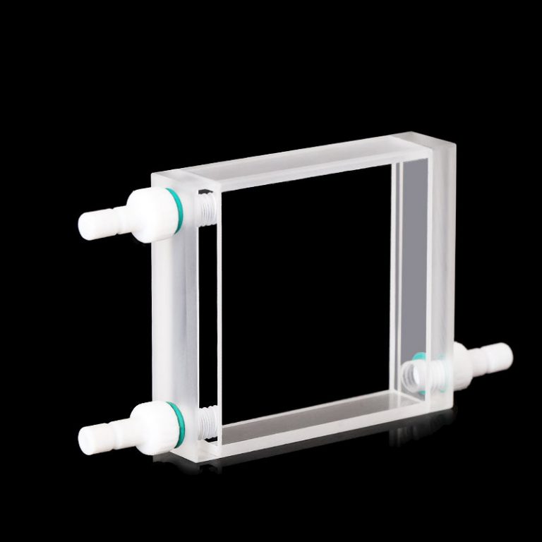 QB26, 10 mm In-Line Flow Through Cell with M6 Threaded – CotsLab