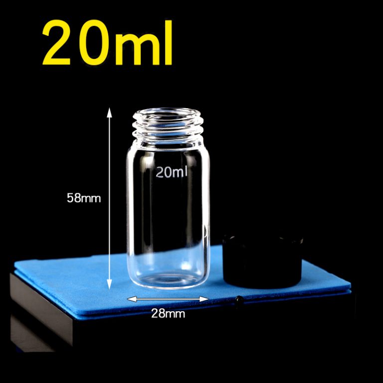 QL5304, 20mL, 28 x 58mm, Screw Quartz Sample Vials – CotsLab