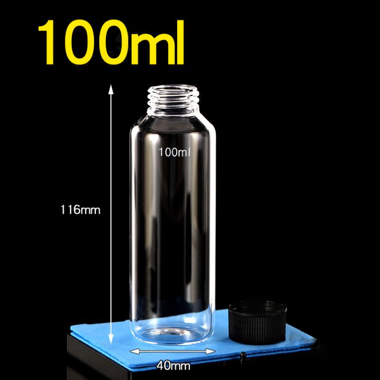 QL5308, 100mL, 40 x 116mm, Screw Quartz Sample Vials – CotsLab