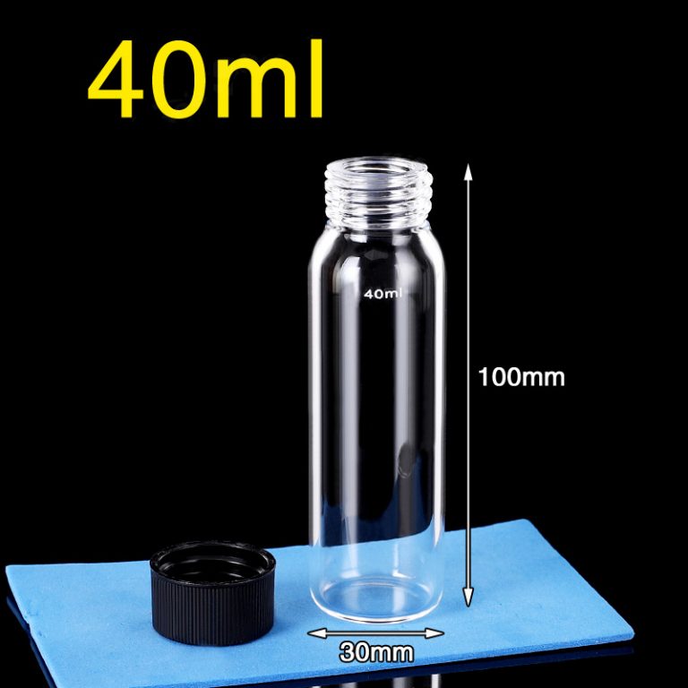 QL5314, 40mL, 30 x 100mm, Screw Quartz Sample Vials – CotsLab