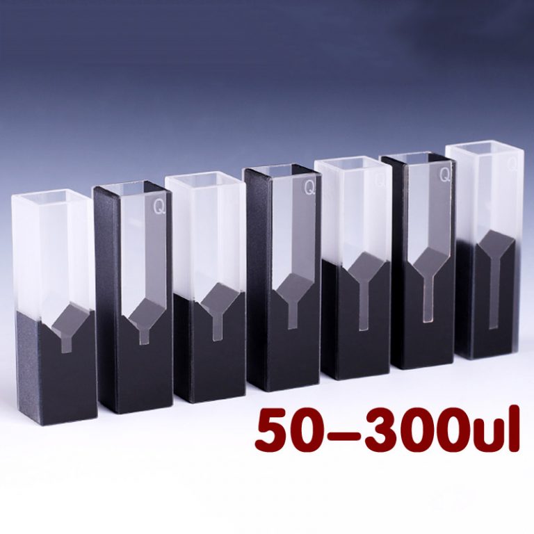 QN40, 50 – 300 uL Black Wall Sub-Micro Cuvettes – CotsLab