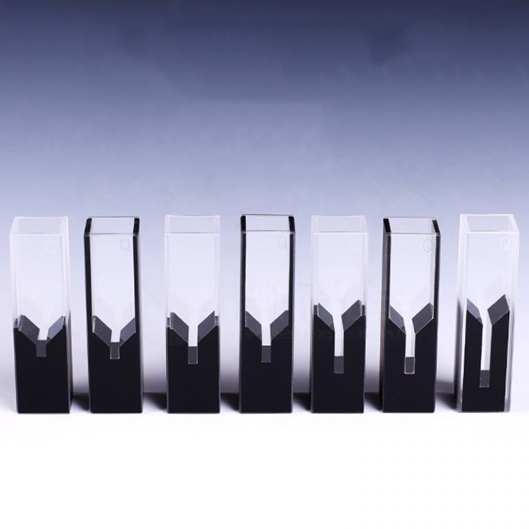 QN40, 50 – 300 uL Black Wall Sub-Micro Cuvettes – CotsLab